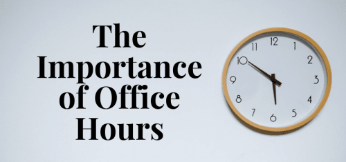 The importance of office hours: why you should go